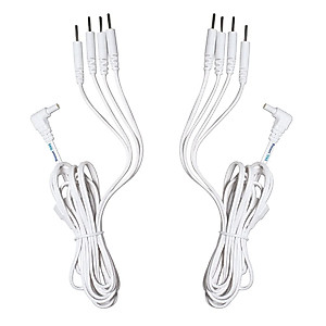 TENS 7000 Compatible Deluxe Refresh and Upgrade Pack, Renew Your TENS 7000 with Premium Electrodes and Lead Wires, Discount TENS Brand (Deluxe Pack)