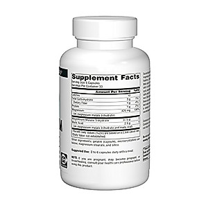 Source Naturals Magnesium Malate 625mg Supplement Essential, Bio-Available Magnesium Malic Acid Supplement - 200 Capsules (Packing may vary)