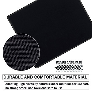 SaiTech IT 10 Pack 2mm Mouse Pad with Stitched Edges Non-Slip Rubber Base, Premium-Textured and Waterproof Mousepads Bulk, Mouse Pad for Computers, Laptop, Office & Home, 8.66 x 7.1 inch