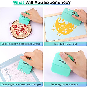 HTVRONT Vinyl Scraper - 2Pack Scraper Tools for Vinyl, Craft Weeder Vinyl Tool Kit Basic Tool-Scraper for Vinyl