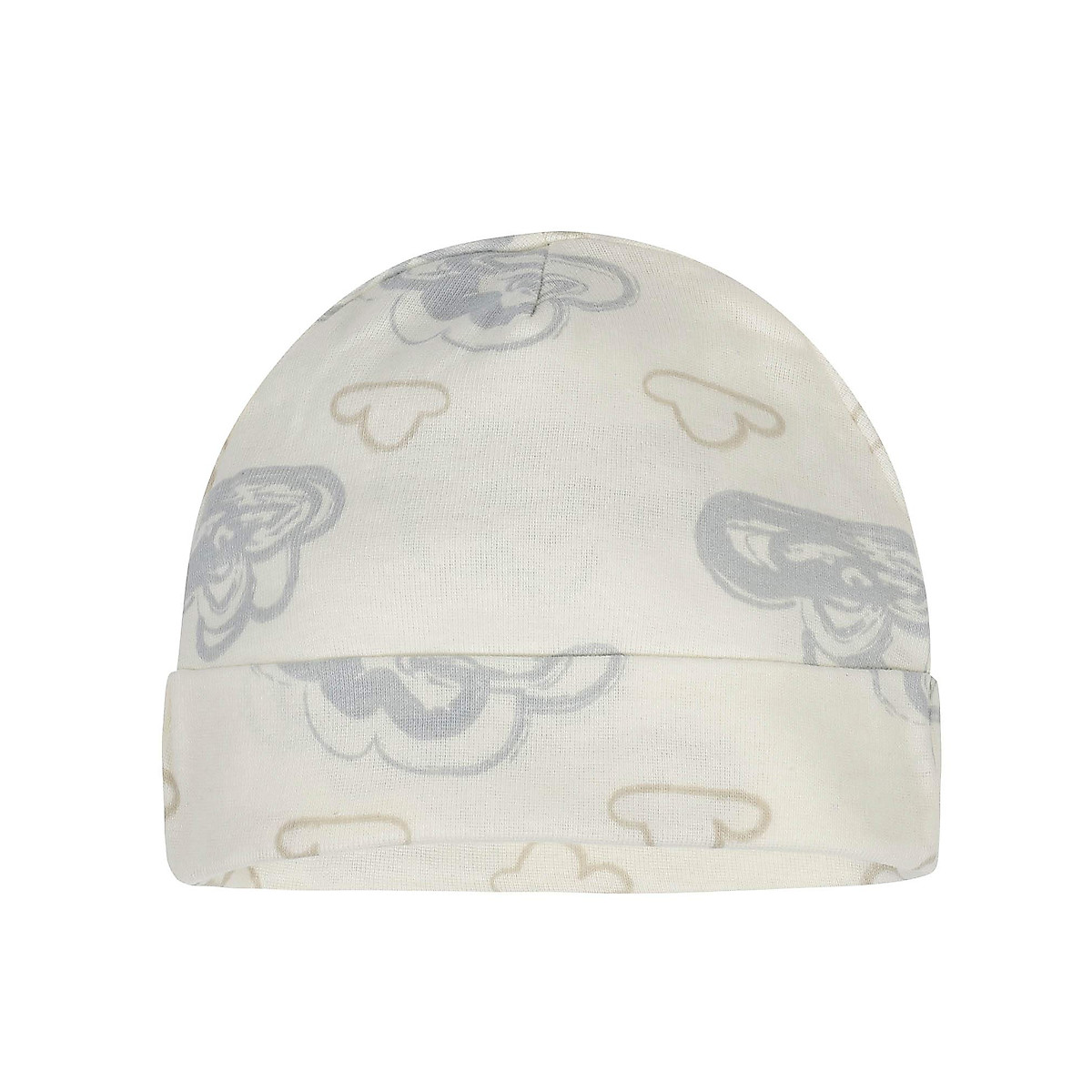 Onesies Brand Unisex Baby 12-piece Cap Set Infant-and-toddler-gloves-and-mittens, Grey Neutral, Newborn US