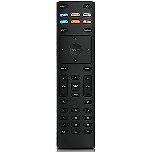 Universal XRT136 Remote Control Works for All Vizio Smart TV D24f-F1 D43f-F1 D50f-F1 E43-E2 E60-E3 E75-E1 M65-E0 M75-E1 P55-E1 P65-E1 P75-E1 and More