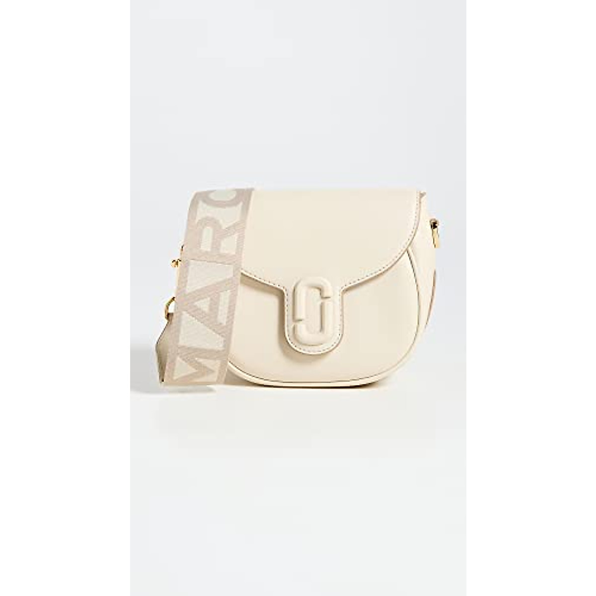 Marc Jacobs Women's The Small Saddle Bag, Cloud White, One Size