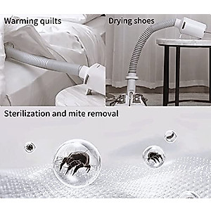 OCTIDE Multifunctional Portable Dryer, Shoe Dryer, Quilt Dryer, with Hand Warmer, Foldable, Intelligent Timing, Suitable for Home, Travel, Dormitory, 600W High Power.