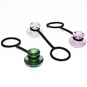 Replacement Accessory Part,Universal Cover with Silicone Case,Green/Pink/Clear (3 PCS）