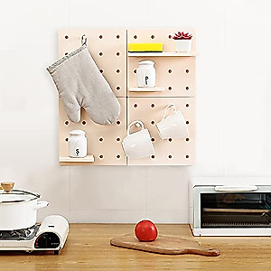 SEUYIER 2PCS Mini Floating Shelves, Wall Storage Shelf, Floating Square Shelves for Office, Display Ledge, Bedroom, Bathroom, Living Room & Kitchen Wall Hanging Shelf Store