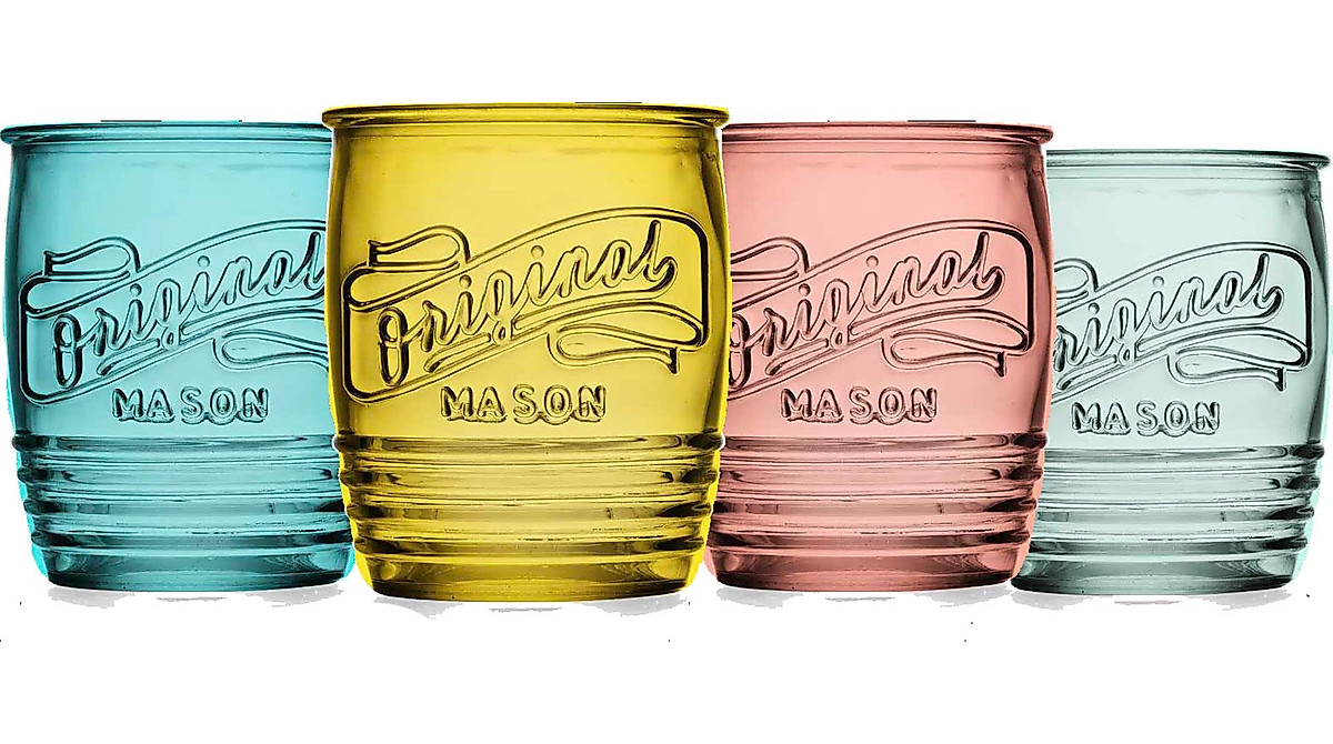 Glaver's Set of 4 Retro Mason Collins Glasses