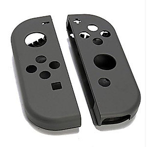 Replacement Hard Housing Shell Skin Case Cover Inner Frame for Nintendo Switch NS Joy-Con Controller (Gray Case +Frame)