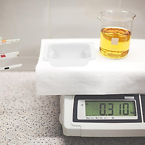 Baluue Weigh Boats - 20pcs Plastic Square Large Weigh Boats for Scale, Anti-Static Weighing Dishes for Powders Liquids, Lab Boat Dish Container Lab Mixing Pan for Measuring