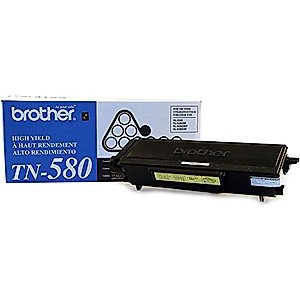 Brother TN580 High Yield Toner Cartridge - Retail Packaging - Black, Pack of 3