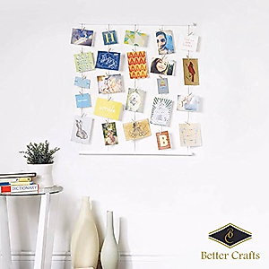 Natural Wood Mini Clothespins for Crafts or Interior Decorating. Cute Clothes Pins in Bulk (500, 1 Inch)