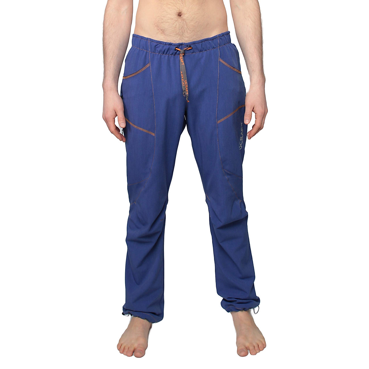 Ucraft "Xlite Rock Climbing Bouldering and Yoga Pants. Lightweight Stretchy Trousers (M, Deep Blue Melange)