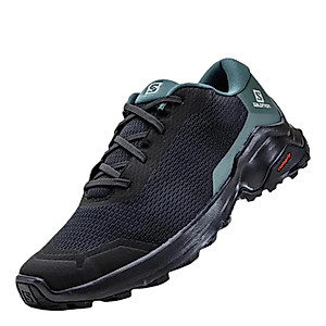 Salomon X Reveal Hiking Shoes for Women, Phantom/Balsam Green/Black, 9.5