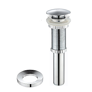 Kraus PU-10-MR-1CH Pop Up Drain and Mounting Ring Chrome