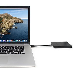 Vebner 6-Inch Extra Short USB4 Cable - 40Gbps Supports 100W (20V, 5A) Charging - Compatible with Thunderbolt 3 and USB-C (2-Pack)