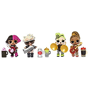 L.O.L. Surprise! Remix Rock Dolls Lil Sisters with 7 Surprises Including Instrument - Collectible Doll Toy, Gift for Kids, Toys for Girls and Boys Ages 4 5 6 7+ Years Old, Multi color