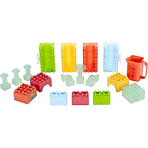 Little Tikes Baby Builders - Splash Blocks First Blocks for Babies and Toddlers, Easy to Connect, Bath Toy, Water Play
