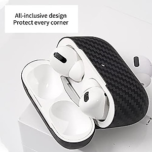 OUGIC Sisyphy Super Slim Case Compatible for AirPods Pro 2nd (2022) Headphone, Real Aramid Fiber Skin, Carbon Thin Shockproof Cover