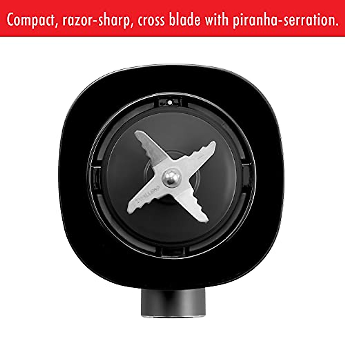 ZWILLING Enfinigy Personal Blender, Piranha Teeth Cross Blade for Ultimate Blending, Smoothies, Shakes and More, 20 fl oz Breakproof Travel Cup with Lid, BPA Free, Black