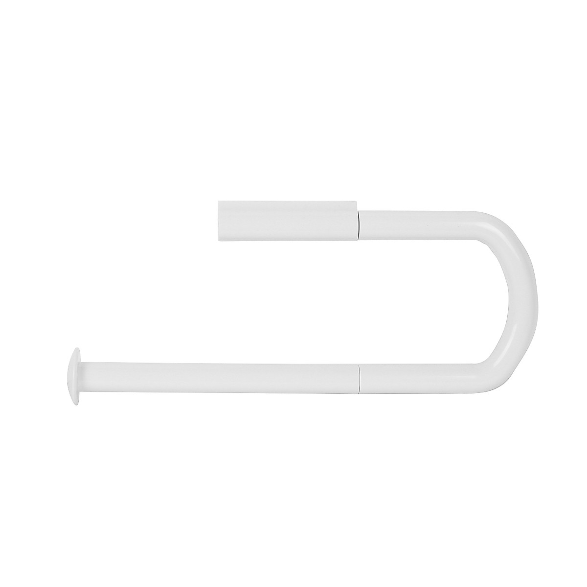 Spectrum Diversified Reversible Wall-Mounted Dispenser, Cabinet Paper Towel Holder, Easy-Installation Kitchen Organizer, White