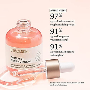 BIOSSANCE Squalane + Vitamin C Rose Oil, 30ml