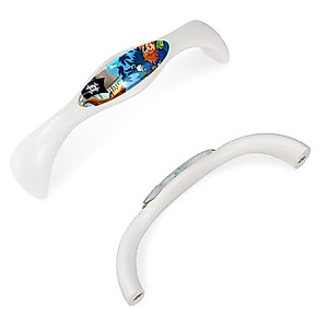 Pull Handle Fence Handle Long Cabinet Handles for Interior, Closet, Drawer, Outdoor, Garage, Pirate Sea Boat