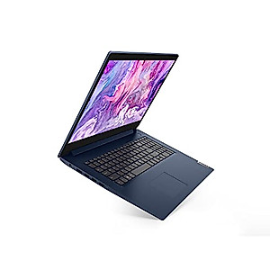 2022 Newest Lenovo IdeaPad 3i Laptop, 17.3" HD+ Display, 11th Gen Intel Core i5-1135G7, Intel Iris Xe Graphics, 20GB RAM, 512GB PCIe SSD, WiFi, Webcam, Fingerprint Reader, Windows 11 Home, Blue