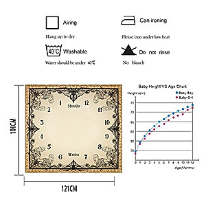 Bats Baby Monthly Milestone Blanket, 48x40in Soft Flannel, Gothic Style Backgrounds, Newborn Mom Gifts, Baby Shower Age Growth Tracker with Bonus Makers BTWYFS117