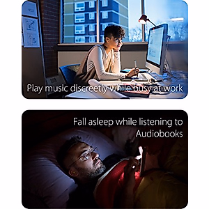 GoNovate G11 Bluetooth Earpiece Wireless Earbud Mini Invisible Headphone, 6 Hrs Playtime Magnetic USB Charger Smallest Headset Single Car Earphone with Mic for iPhone Samsung Galaxy (Beige-1 Piece)