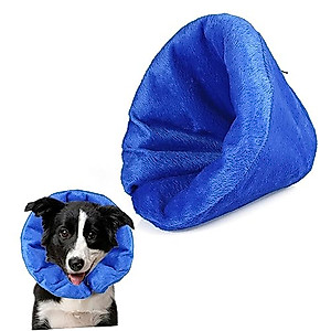 Angoily 3pcs Pet Inflatable Collar Recovery Collar for Dogs and Cats Pet Biting Prevention Collar Pet Surgery Recovery Collar Pet Rash Prevention Collar Plush Pet Collar Universal Kitten