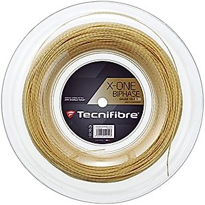 Tecnifibre X-One Biphase Tennis String Reel Natural (16G)