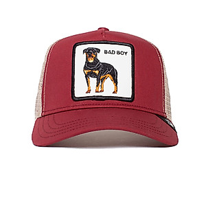 Goorin Bros. The Farm Original Seasonal Snapback Trucker Hat for Men and Women, Red The Baddest Boy, One Size
