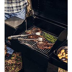 UNITED STATES STOVE CO Pellet Grill, Hooch USG350, Black