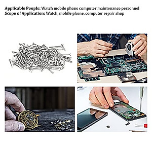 Flat Head Screw, Slot Screw Alloy for Computer Repair Shop for Amateurs