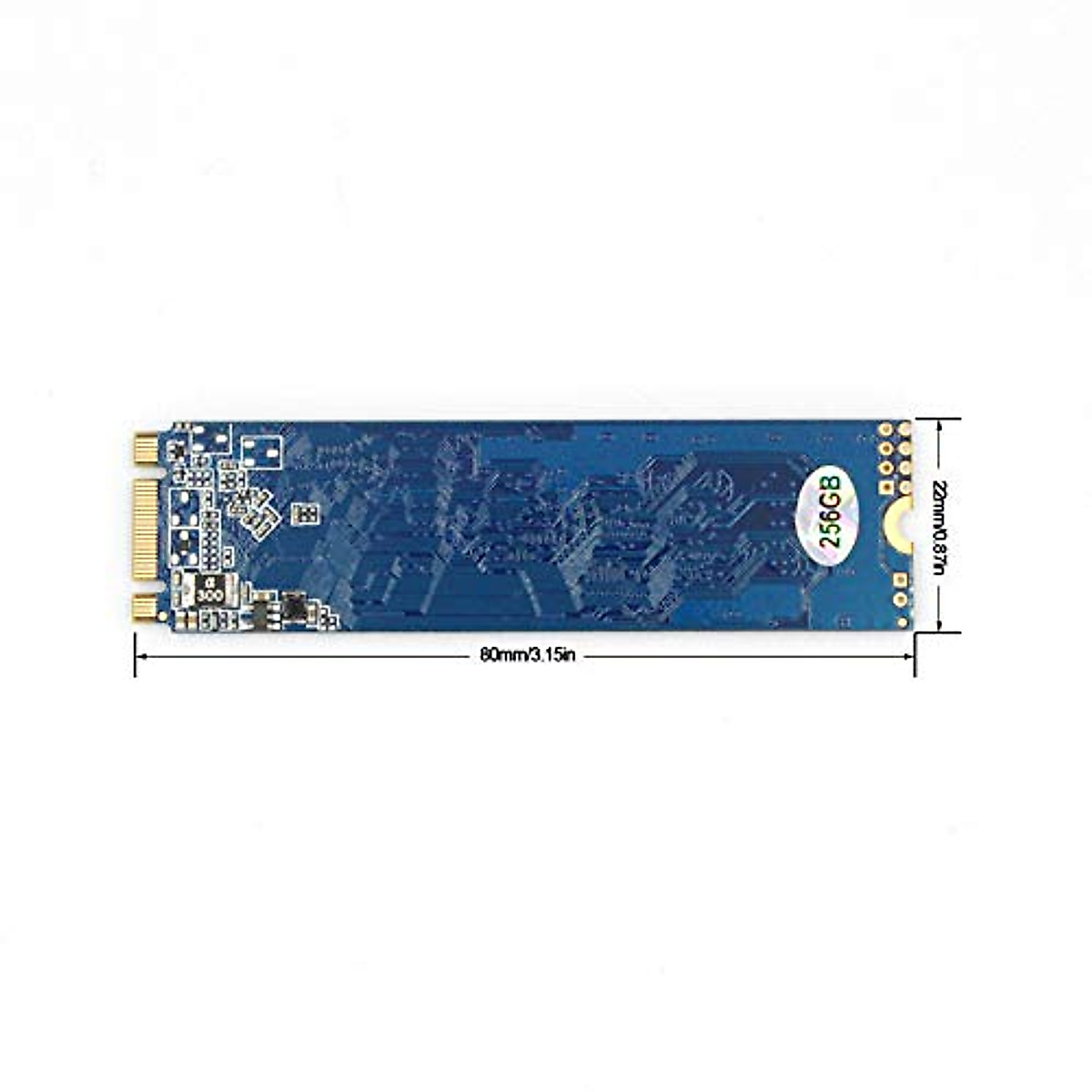 Zheino M.2 SSD 2280 256GB NGFF SATA Internal 3D Nand Solid State Drive for Ultrabooks and Tablets