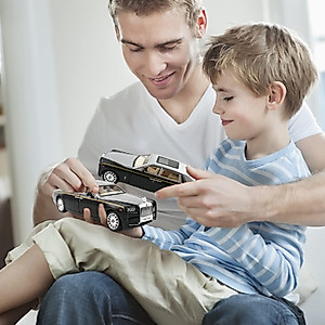 1/24 Diecast Car Model Rolls-Royce Phantom Toy Car, Alloy Collectible Phantom Replica Pull Back Model Car Vehicles with Sound and Light for Kids Boys Girls Birthday Gift