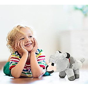 10 Inch Wolf Plush Toys, Craft Wolf Plush Hot Game Character Stuffed Toy Wolf Plush Stuffed Animal Toys for Game Fans Gift Toys