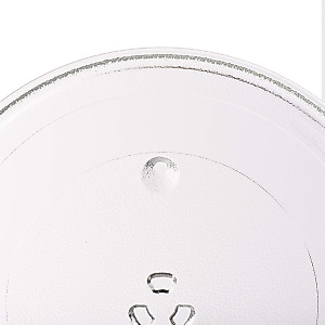 12.5’’ Microwave Glass Tray Compatible with Samsung, GE and Hotpoint - The Exact Replacement Part of WB39X10002/ WB48X10005/ WB49X10069/ WB39X10003 – Dishwasher Safe