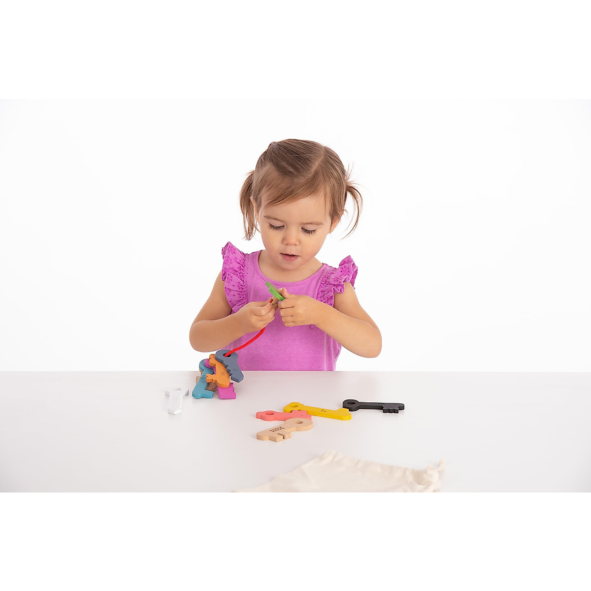 TickiT Rainbow Wooden Keys