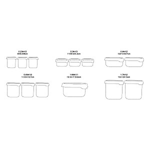 KARMAS PRODUCT 28 Piece Food Storage Container Set with Easy Locking Lids,BPA Free and 100% Leak Proof,Plastic (Milky, 28-Piece)