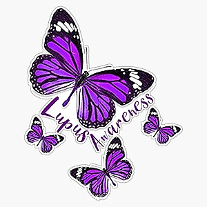 Awareness About Lupus Bumper Sticker Vinyl Decal 5"