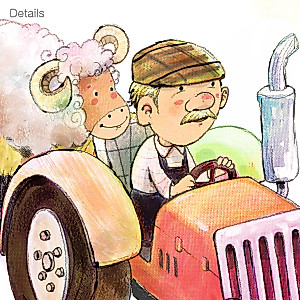 DECOWALL DWL-1407N Pony Club and Farm Animals Kids Wall Stickers Wall Decals Peel and Stick Removable Wall Stickers for Kids Nursery Bedroom Living Room Decor