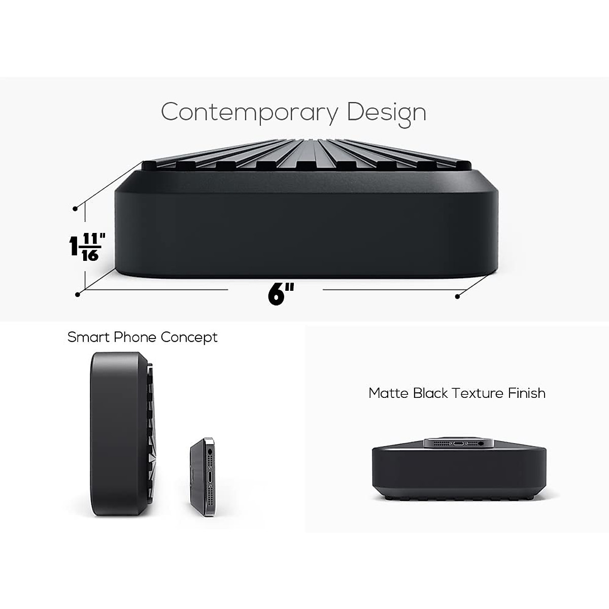 APS Running Boards 6 inches Black Compatible with Ford F250 F350 Super Duty 1999-2016 Crew Cab Stainless Steel (Nerf Bars Side Steps Side Bars)