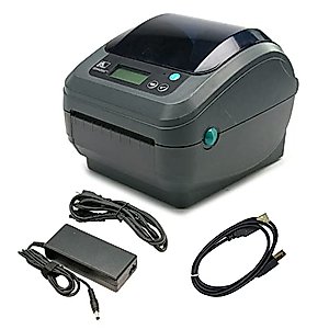ZEBRA GX420D Direct Thermal Only Desktop Monochrome Wireless Barcode Label Printer - WiFi, USB and Serial Connectivity, 203 dpi, 4.09" Max Print Width - JTTANDS