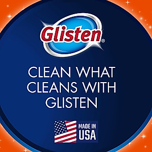 Glisten Washing Machine Cleaner, Helps Remove Odor, Buildup, and Limescale, Fresh Scent, 12 Ounce Bottle