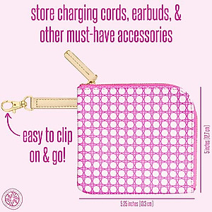 Lilly Pulitzer Padded Tech Sleeve with Small Zip Pouch for Accessories, Cute Laptop Case for Women, Tablet Bag or 13 Inch Laptop Sleeve (Cay to My Heart)