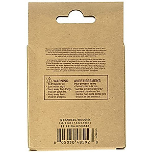 Papyrus Birthday Candles, Black & White (12-Count)