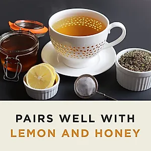 Organic Hawthorn Loose Leaf and Flower Tea - Caffeine Free Herbal Tea - Pharmacopoeia Potency - 1.76 Oz - 25 Servings