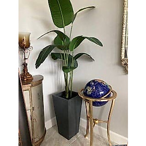 Silk Decor 5' Artificial Bird of Paradise Plant in Plastic Pot