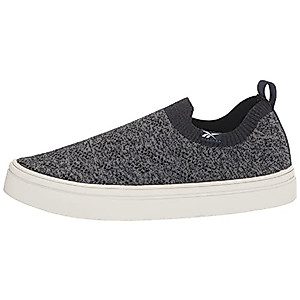 Reebok Women's OnLux Slip On Walking Shoe, Vector Navy/Black/Pure Grey, 10